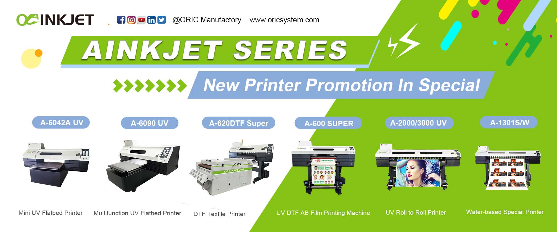 inkjet printer, digital printer, large format printer, textile printer ...